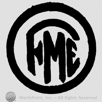 Mark with Uppercase FME inside a circle | #66291