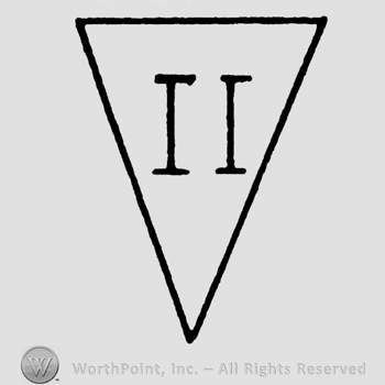 Mark with Uppercase II inside a triangle | #66459