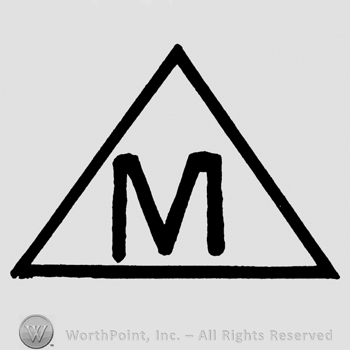 Mark with Uppercase M inside a triangle | #66461