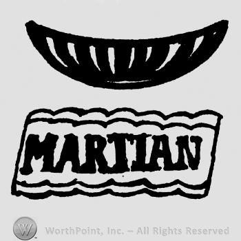 Mark with Martian written with uppercase letters | #66507