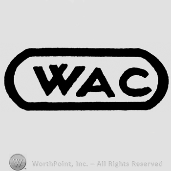 Mark with Uppercase WAC written inside a | #66533