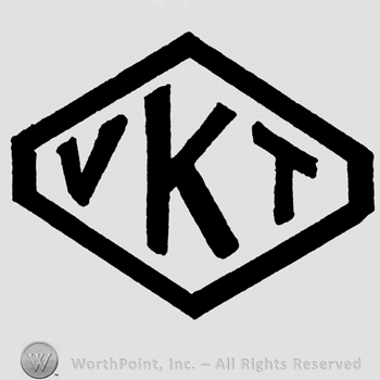 Mark with Uppercase VKT inside a diamond shape | #66534
