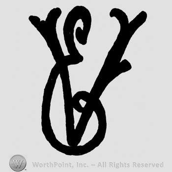 Mark with Uppercase handwritten VE | #66763