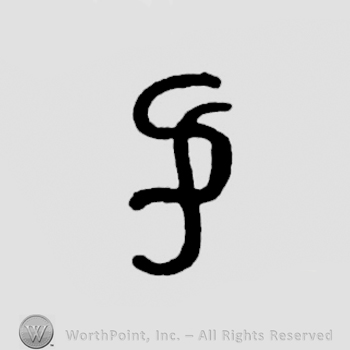 Mark with two letters S overlapping resimbling a | #66887