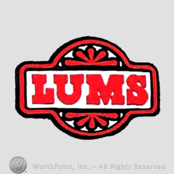 Mark with The text "LUMS" and two floral shapes, | #671419