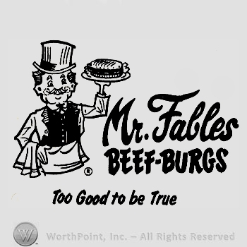 Mark with The text "Mr. Fables BEEF-BURGS Too | #671487