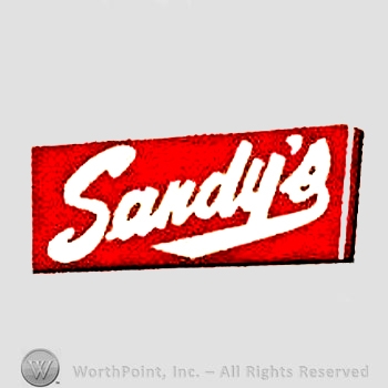 Mark with The text "Sandy's" inside a geometric | #671635