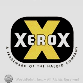Mark with The text "X XEROX " inside a geometric | #671824