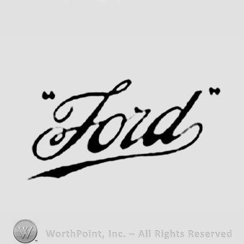 Mark with The text "Ford" with an elongated tail | #672439