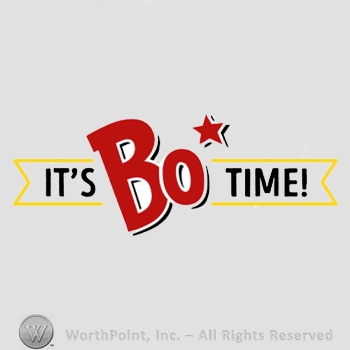 Mark with The text "IT'S BO TIME!", a ribbon and | #672623