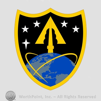 Mark with A shield, a pheon, stars, a demi-globe | #678476