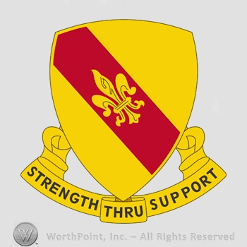 Mark with A shield, a fleur-de-lis, a ribbon and | #680308