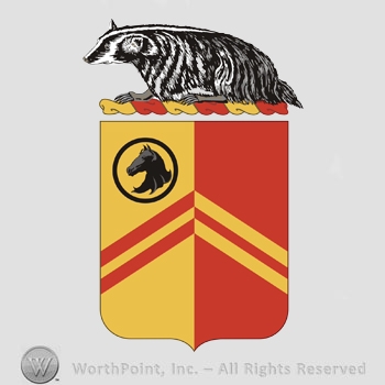 Mark with A badger, a shield, an annulet, a | #680599