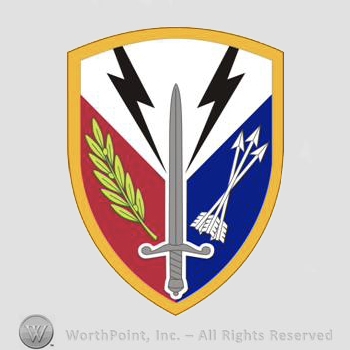 Mark with A shield, two lightning flashes, a | #680699