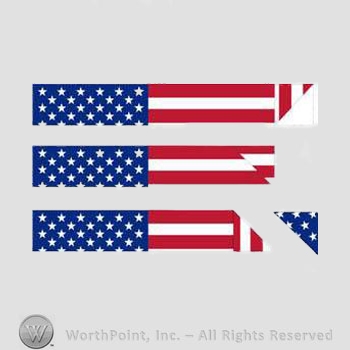 Mark with Three rectangles with stars and | #681232