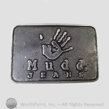 Mark with A square. a hand and the text "MUDD | #681803
