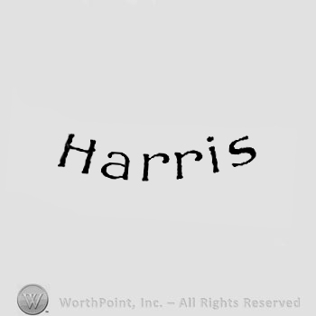 Mark with The word ''Harris''. | #684744