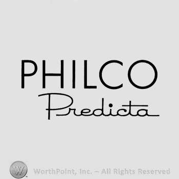Mark with The text ''PHILCO Predicta''. | #684833