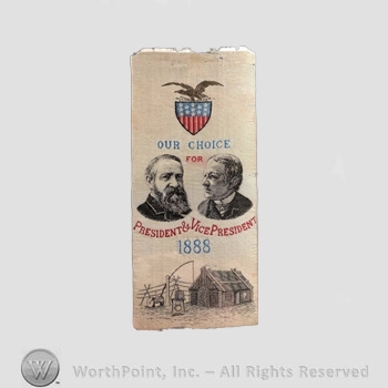 Mark with Republican Party campaign jugate ribbon | #686251