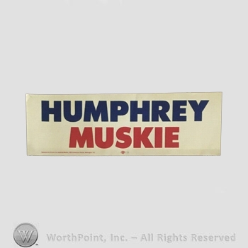 Mark with Democratic Party bumper sticker for | #686316