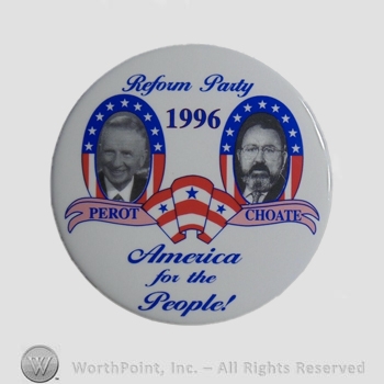 Mark with A Reform Party pin button with | #686340