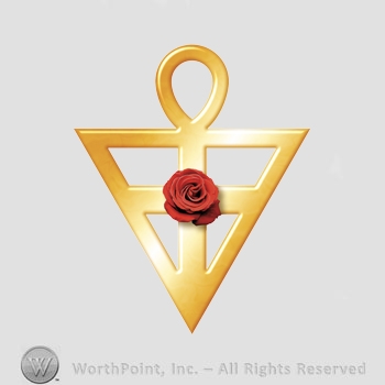 Mark with A cross and a rose. | #686389