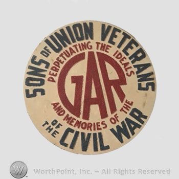 Mark with A circle, the letters ''GAR'' and the | #686646