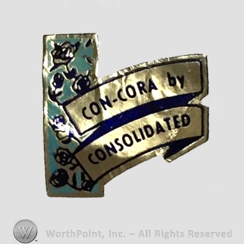 Mark with Black flowers and text "CON-CORA by | #687249