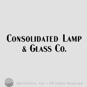 Mark with "CONSOLIDATED LAMP & GLASS CO." text. | #687252