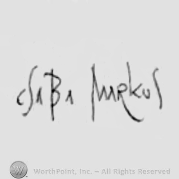 Mark with Csaba Markus signature in full name. | #687257