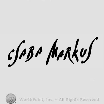 Mark with Csaba Markus signature in full name. | #687260