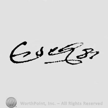Mark with Erwin Eisch signature with last name | #687286