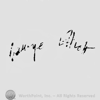 Mark with George Elliott signature in full name. | #687292