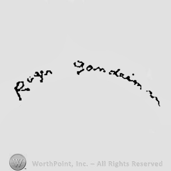 Mark with Roger Gandelman signature in full name. | #687371