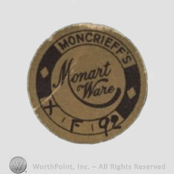 Mark with Circle label with text "Monart Ware" in | #687376