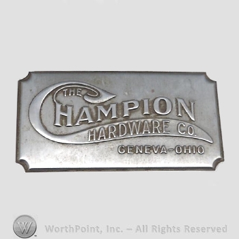 Mark with A tag and the text ''The CHAMPION | #687568