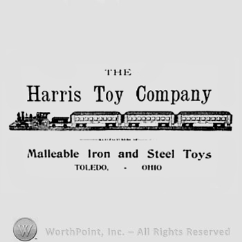 Mark with The text ''THE Harris Toy Company | #687589