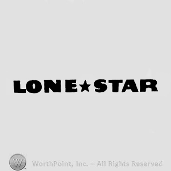 Mark with The text ''LONE STAR'' and a star. | #687609