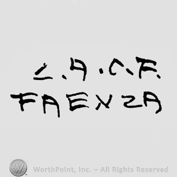 Mark with Hand-written text "C.A.C.F. FAENZA" in | #694213