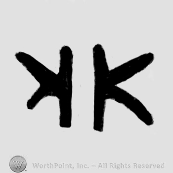 Mark with Back-to-back "K"s. | #694258