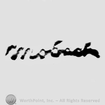 Mark with "Mobach" signature mark. | #694291