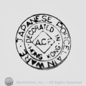 Mark with "ACF" in a diamond shape sorrunded by | #694335