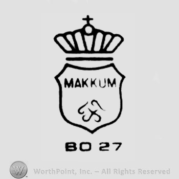 Mark with Impressed mark of crown above shield | #694336