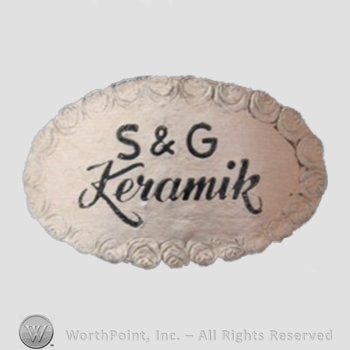 Mark with Silver label sticker with decorative | #694358