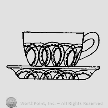 Mark with Glass Pattern: Scroll with Star. | #696490