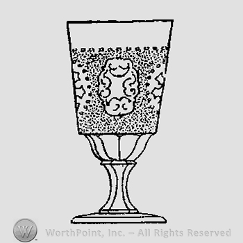 Mark with Glass Pattern: Stippled Medallion. | #696503