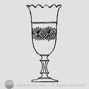 Mark with Glass Pattern: Diamond Sunburst. | #696553