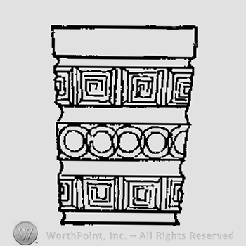 Mark with Glass Pattern: Double Greek Key. | #696617