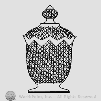 Mark with Glass Pattern: Banded Diamond Point. | #696751