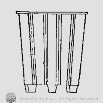 Mark with Glass Pattern: Panelled Rib. | #696872